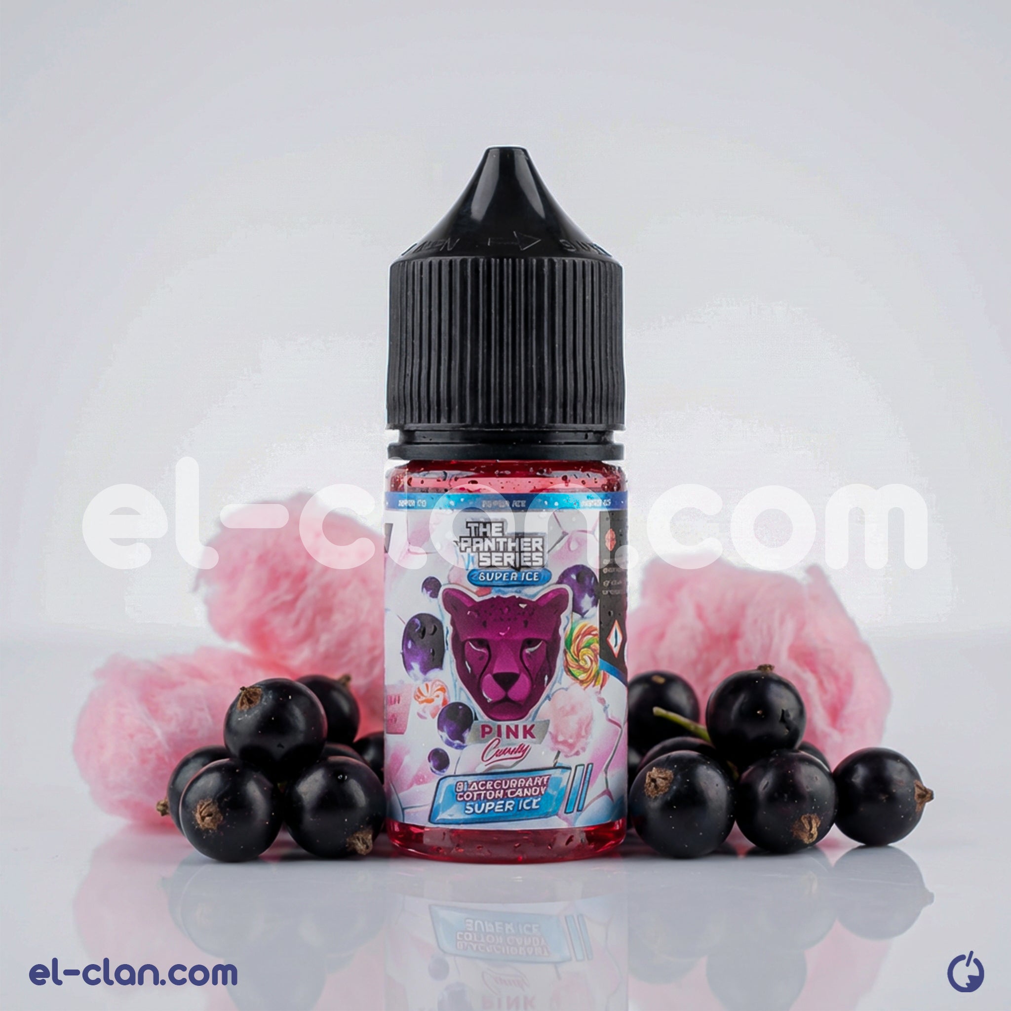 Pink Panther SaltNic Super Ice Candy Blackcurrant cotton candy غزل بنا ...